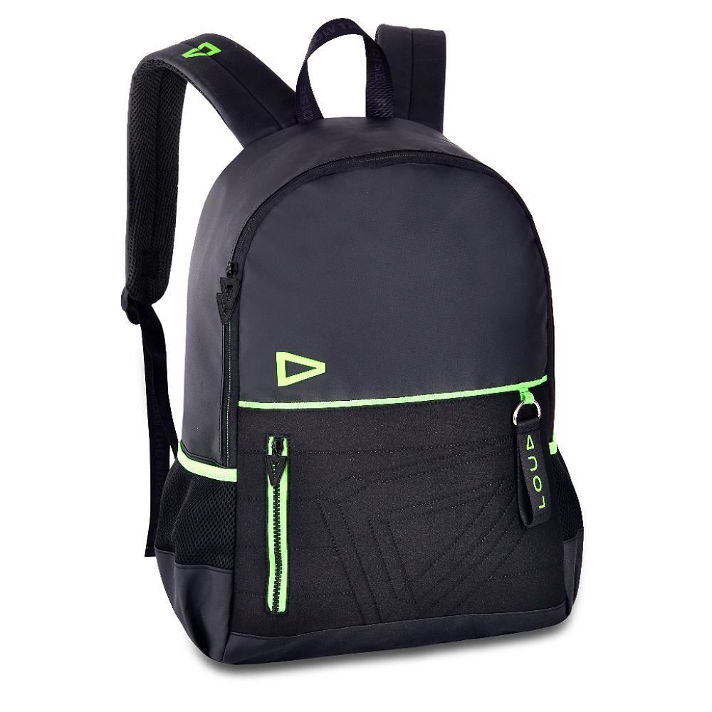 Mochila de Costas Juvenil Loud Clio Style - Preto