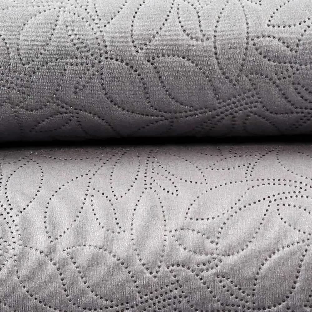 Kit Colcha King Lisa Versalhes Havan Casa 3 pçs - Cinza 16-3850