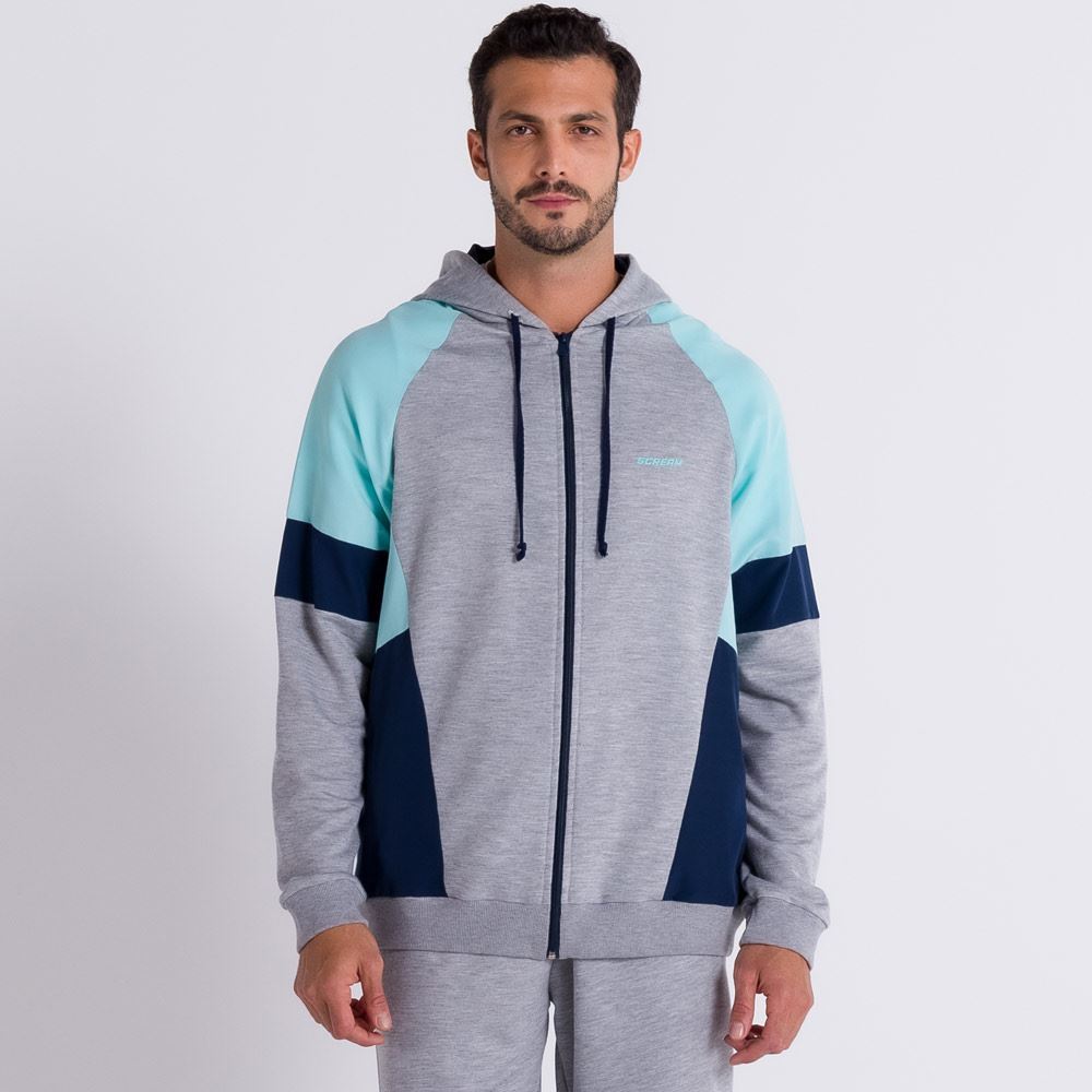 Jaqueta Moletom + Capuz Scream Mescla